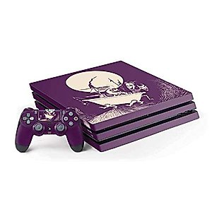 Skinit Decal Gaming Skin Compatible with PS4 Pro Bundle - Officially Licensed Disney The Nightmare Before Christmas Lock Shock and Barrel Art Design