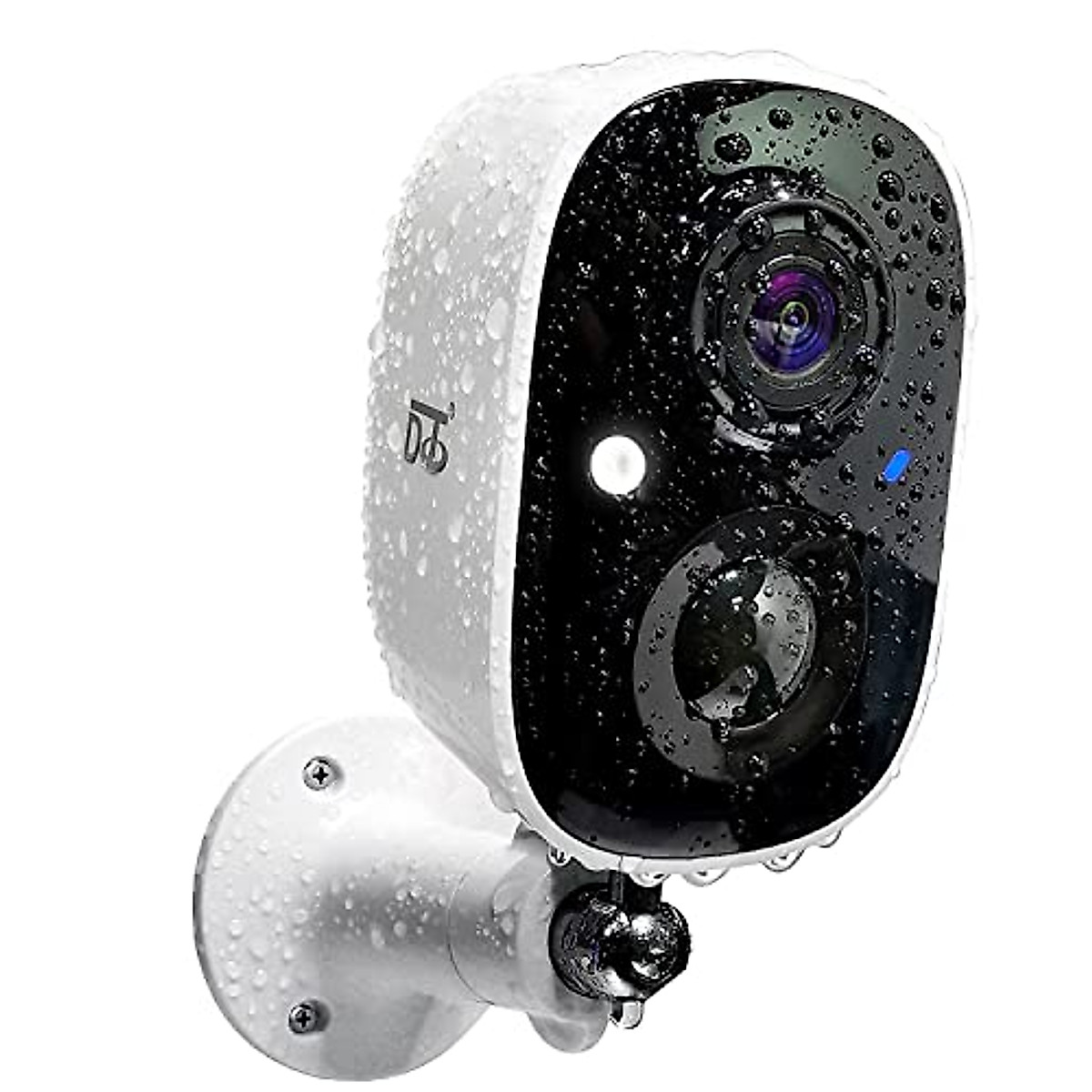 Security Camera Outdoor, Wireless Rechargeable Battery Powered 1080P HD WiFi IP Home Surveillance Cameras, Indoor Smart Cam w/ Night Vision/PIR Motion Detection Sensor/Siren Alarm/SD Slot/2-Way Audio