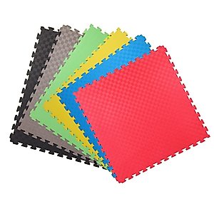 Fitness Equipment Mat, Puzzle Exercise Mat, EVA Foam Interlocking Tiles Floor,Gymnastics and Home Fitness Protective Floor, Multiple Sizes to Choose from (Color : 5 Tablets 1 Pack, Size : 100CM*100C