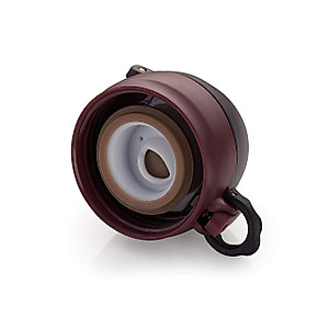 Kids Stainless Steel Thermos Water Bottle Keeps Drinks Hot & Cold All Day Large 12oz. Capacity,Easy Button Pop Lid for Toddler Double Wall insulated Leakproof Technology by Smile My Baby