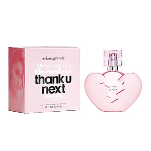 Ariana Grande Thank U Next Eau de Parfum – Floral Gourmand Musk Fragrance for Women – Women's Perfume with Notes of Coconut, Macaroon Sugar & Wild Raspberry – 1 Fl Oz