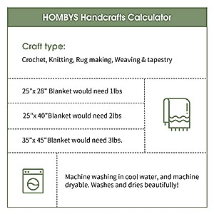 HOMBYS Sage Green Chunky Chenille Yarn for Crocheting, Bulky Thick Fluffy Yarn for Knitting,Super Bulky Chunky Yarn for Hand Knitting Blanket, Soft Plush Yarn, 8 Jumbo Pack (31.7 yds,8 oz Each Skein)