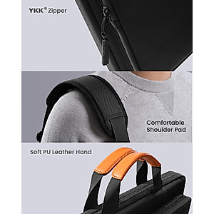 tomtoc 360 Protective Laptop Shoulder Bag for 15 Inch New MacBook Air M3/A3114 M2/A2941 2024-2023, 15 Inch Microsoft Surface Laptop 6/5, Water-Resistant Accessory Case for MacBook Pro A1990 A1707