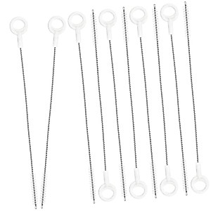 BESPORTBLE 40 pcs Straw Brush Metal Water Bottle Stainless Straws Stainless Cleaner Reusable Straw Cleaner Straw Cleaning Brush Milk Bottle Cleaning Stainless Steel Brush Small Brush