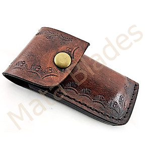 MATA BLADES 6.75 INCH MB0018 Handmade Damascus Folding Hunting Knife