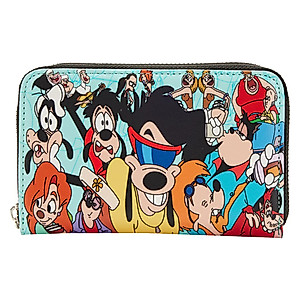 Loungefly A Goofy Movie Moments Zip Around Wallet