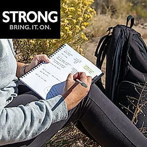 AT-A-GLANCE 2023 Weekly & Monthly Planner, 8-1/2" x 11", Large, Monthly Tabs, Pocket, Divided Format, Elevation, Gray (75955L05)