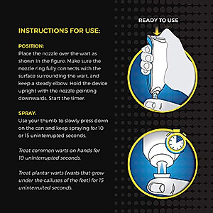 Dr. Scholl's Freeze Away MAX Wart Remover Applications Safe to use on Children 4+ Our Fastest Treatment Time, 10 Count