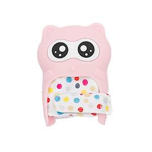 Teething Mittens for Babies Baby Teething Paw 0-6 Months Easy-to-Clean Self Soothing Pain Relief Made of Soft Silicone Baby Essentials for Baby Teething Relief by Mazi