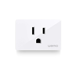 Wemo Smart Plug (Simple Setup Smart Outlet for Smart Home, Control Lights and Devices Remotely Works w/Alexa, Google Assistant, Apple HomeKit)(Pack of 1)
