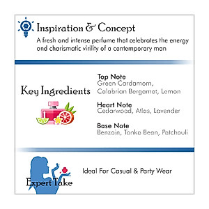 Salvatore Ferragamo Acqua Essenziale Blu Eau de Toilette Spray for Men, 3.4 Ounce