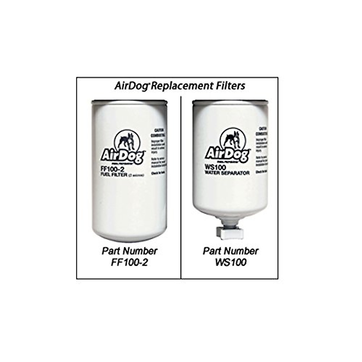 AirDog Pre-Filter WS100 and Fuel Filter FF100-2 Combo Pack