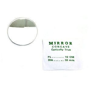 Concave Mirror 50mm Dia, 100 Focal Length - Eisco Labs