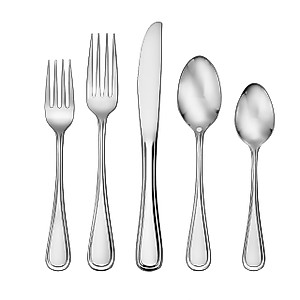 Liberty Tabletop Classic Rim 20 Piece Flatware Set for 4 Made in USA
