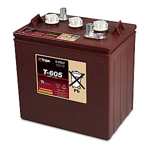 Trojan T605 6 Volt, 210 AH Deep Cycle Battery - 4 Pack