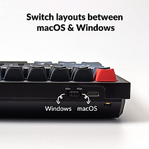 Keychron Q5 RGB Wired Custom Mechanical Keyboard, 96% Layout QMK/VIA Programmable Macro for Mac Windows Linux, Hot-Swappable Gateron G Pro Red Switch Full Aluminum Double-Gasket DIY Kit - Black
