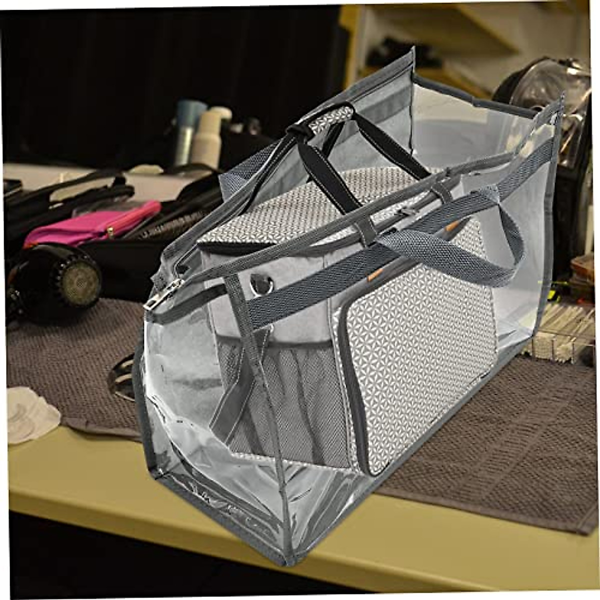 Cabilock 15 Pcs Bag Hanging Bag Hanging Storage Bag Clear Storage Bag House Kits Hanging Storage Pockets Proof Bag Organizer Purse Bag Closet Handbag Organizers Purse Storage Seal