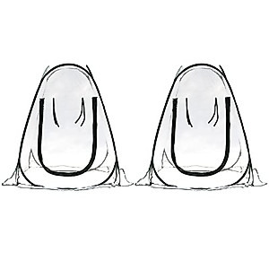 Gardzen 2-Pack 27"x27"x31" Pop up Grow Greenhouse Small Greenhouse, Portable Plant Flowers Mini Green House Cover for Outdoor & Indoor Use