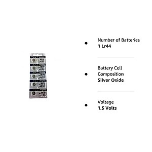 Energizer 395/399 Silver Oxide 5 Batteries (SR927W / SR927SW)