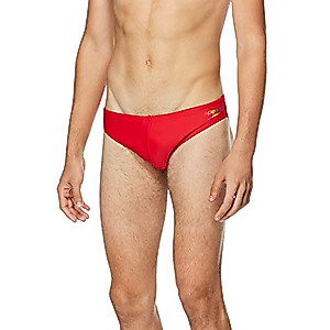 Speedo Men's Swimsuit Brief Powerflex Eco Solar, BITTERSWEET, 30