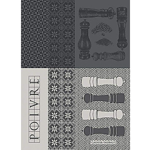 Garnier Thiebaut Salieres Blanc Kitchen Towel, 22"x30"