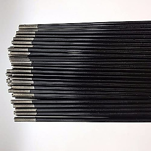 QIYUANMENGYI Bicycle Spokes 56 Pieces A Lot 304 Stainless Steel Material Straight Pull Black Color Mountain Bike Spokes for Cycling Road Bicycle Wheel Parts (Color : Length 283mm)