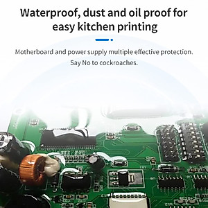 Sunydog Thermal Receipt Printer,Desktop 58mm Thermal Receipt Printer Wireless Barcode Printer USB+BT Connections with 1 Roll Paper Inside Support ESC Connecting Compatible with Windows Android iOS