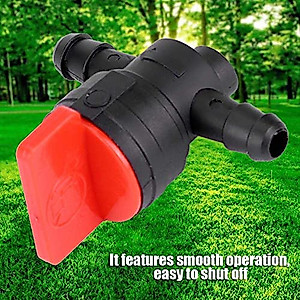 5pcs 1/4" Fuel Gas Tank Shut Off Valve Cut-off Switch Garden Brush Cutter Lawnmower Accessory
