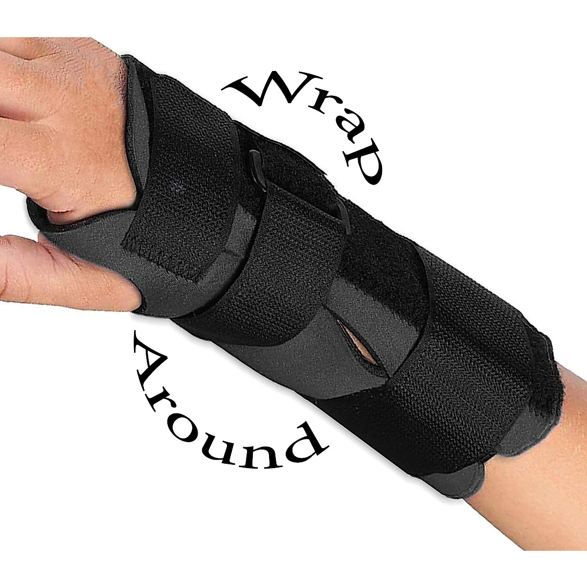 Rehabilitation Advantage Pediatric Breathoprene Soft Foam Wrist Brace, X-Small Right