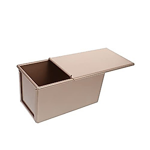 UPKOCH 1pc Toast Box French Toast Silicone Mini Loaf Pan Banana Bread Pan Loaf with Cover Kitchen Baking Tool Oven Toaster Pan Toast Baking Pan Bakeware Supply Bakery Supply Bakeware Tray