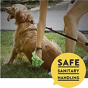 Pets N Bags Dog Poop Bags, Dog Waste Bags, Biodegradable Unscented Refill Rolls, Includes Dispenser