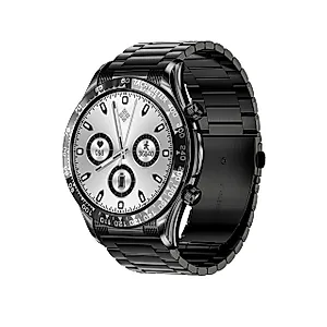 Smart Watch for Men Full Touchscreen Make/Answer Calls Step Counter Fitness Watches Activity Tracker Calories Compatible with Android iOS Phones