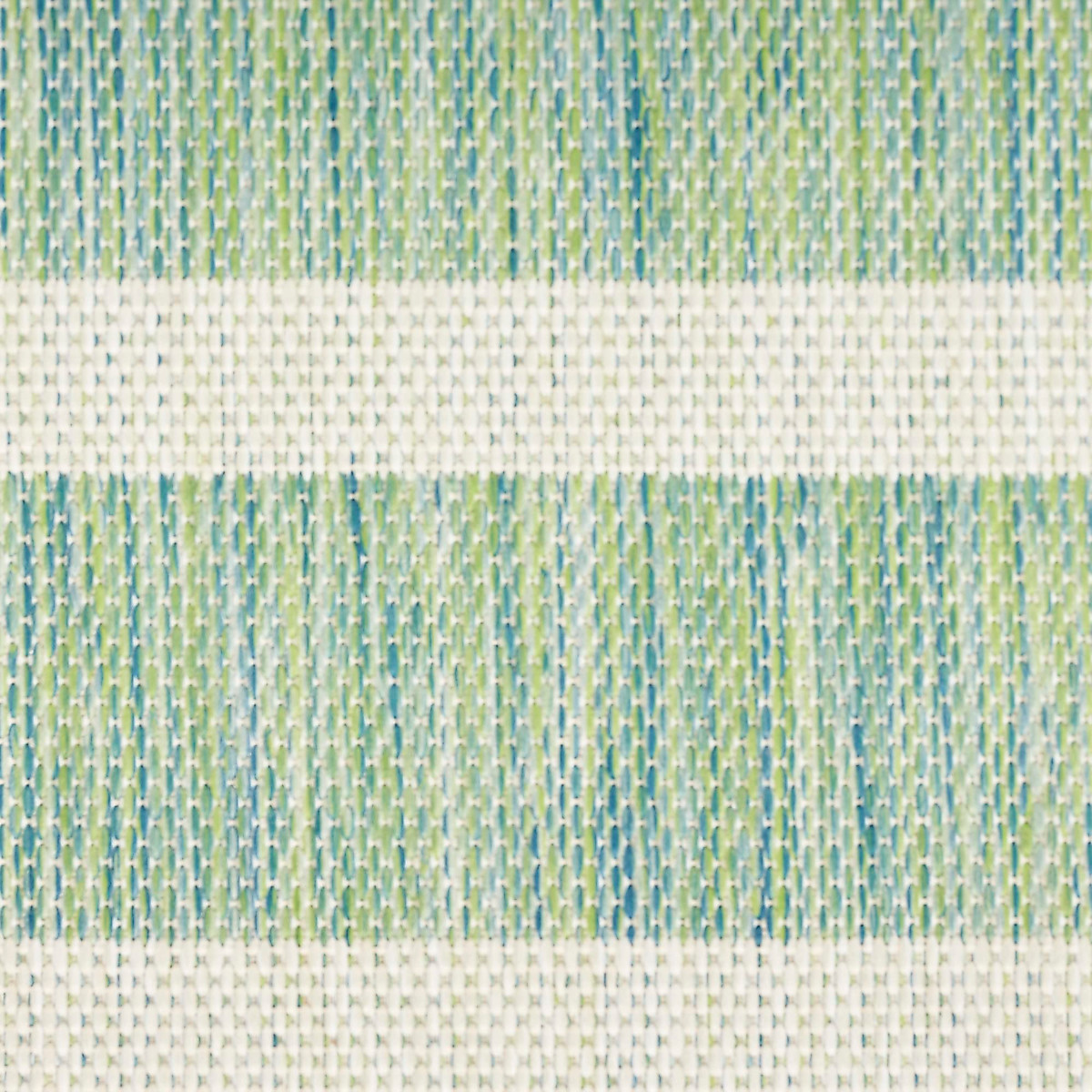 Nourison Positano Indoor/Outdoor Blue Green Ivory 8' x 10' Area Rug, Easy Cleaning, Non Shedding, Bed Room, Living Room, Dining Room, Backyard, Deck, Patio (8x10)