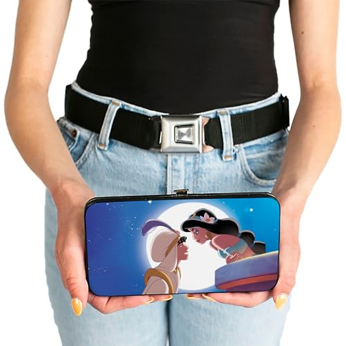 Buckle-Down Women's Hinge Wallet-Aladdin Jasmine, 7" x 4"