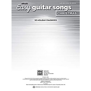 Alfred's Easy Guitar Songs -- Christmas: 50 Christmas Favorites