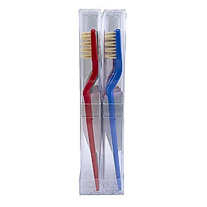 FUCHS Adult Record V Natural Soft Toothbrush, 10 Count