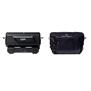 Masterbuilt Portable Charcoal Grill + Grill Cover Bundle
