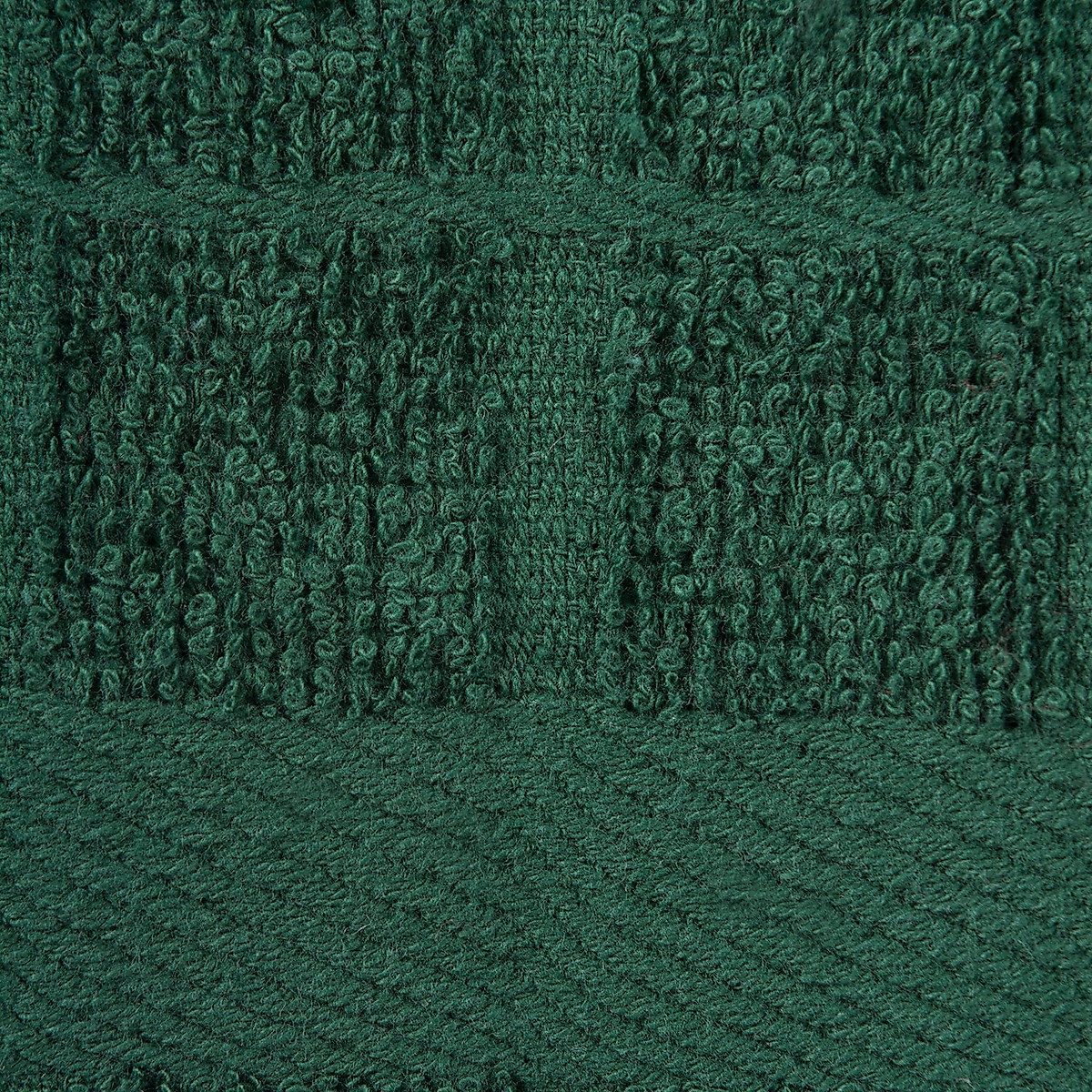 DII Basic Terry Collection Solid Windowpane Dishcloth Set, 12x12, Dark Green, 6 Piece