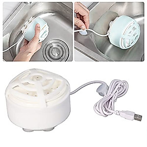 TOPINCN Automatic Shutdown Mini Dishwasher, 5V 2A 30 Minutes USB Powered White Portable Fruit Dishwasher for Small Apartments Dorms