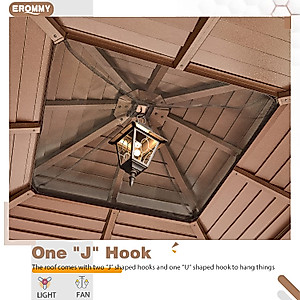 EROMMY 12'x12' Hardtop Gazebo Galvanized Steel Outdoor Gazebo Canopy Double Vented Roof Pergolas Aluminum Frame with Netting and Curtains for Garden,Patio,Lawns,Parties