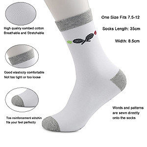 CMNIM Tennis Gifts 2 Pairs Just a Girl Who Loves Tennis Novelty Socks Tennis Lover Gifts for Her Tennis Racquet Socks (2 pairs tennis socks)