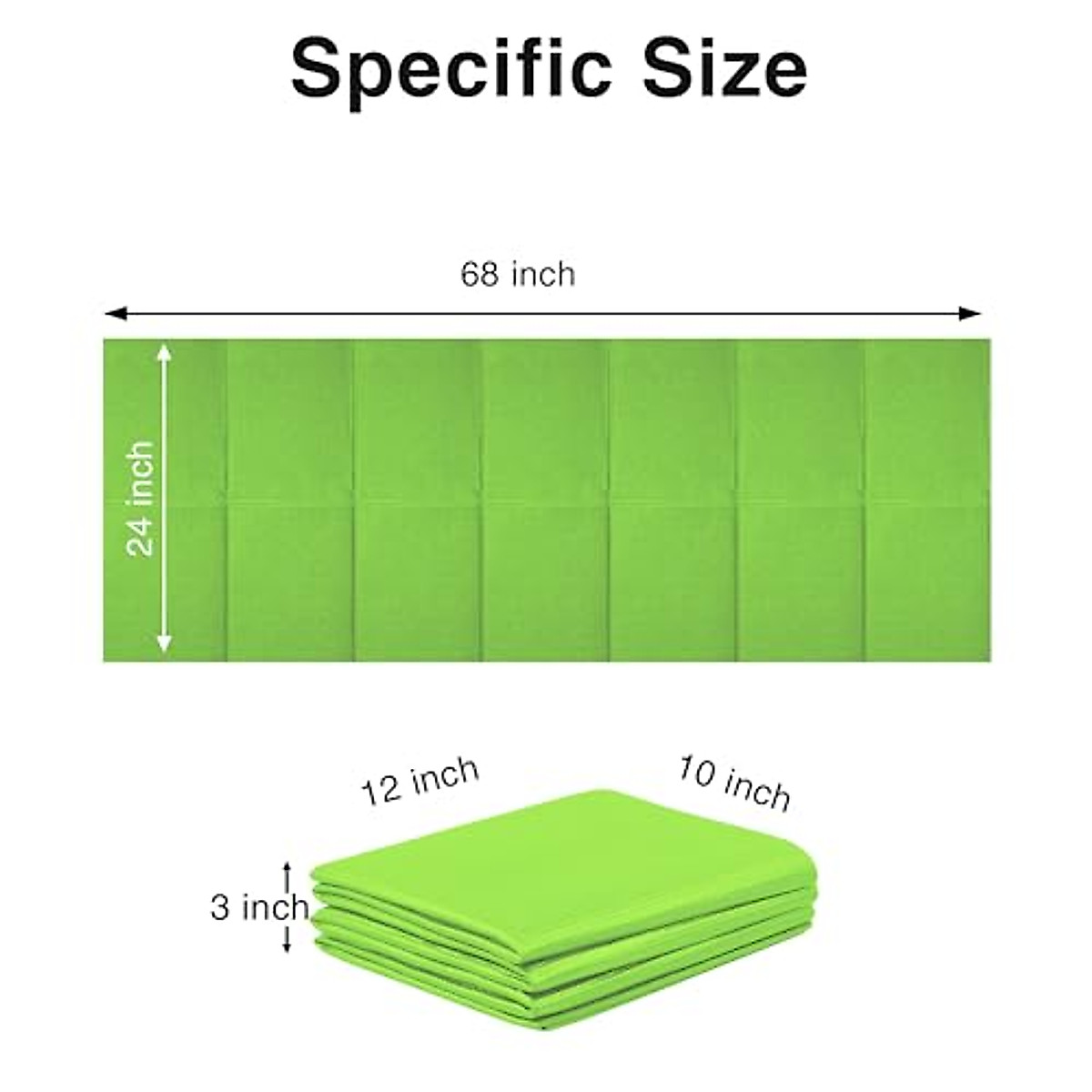 PABUSIOR Shelf Liner Non-Slip, 0.2in Thick, Strong Grip, 24 x 68 Inch, Easy to Cut Tools Drawer Liners for Under Sink, Cabinet, Green