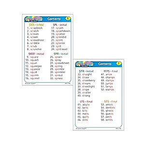 Super Duper Publications | Complex S Clusters Sounds Fun Deck Flash Cards | Educational Learning Resource for Children