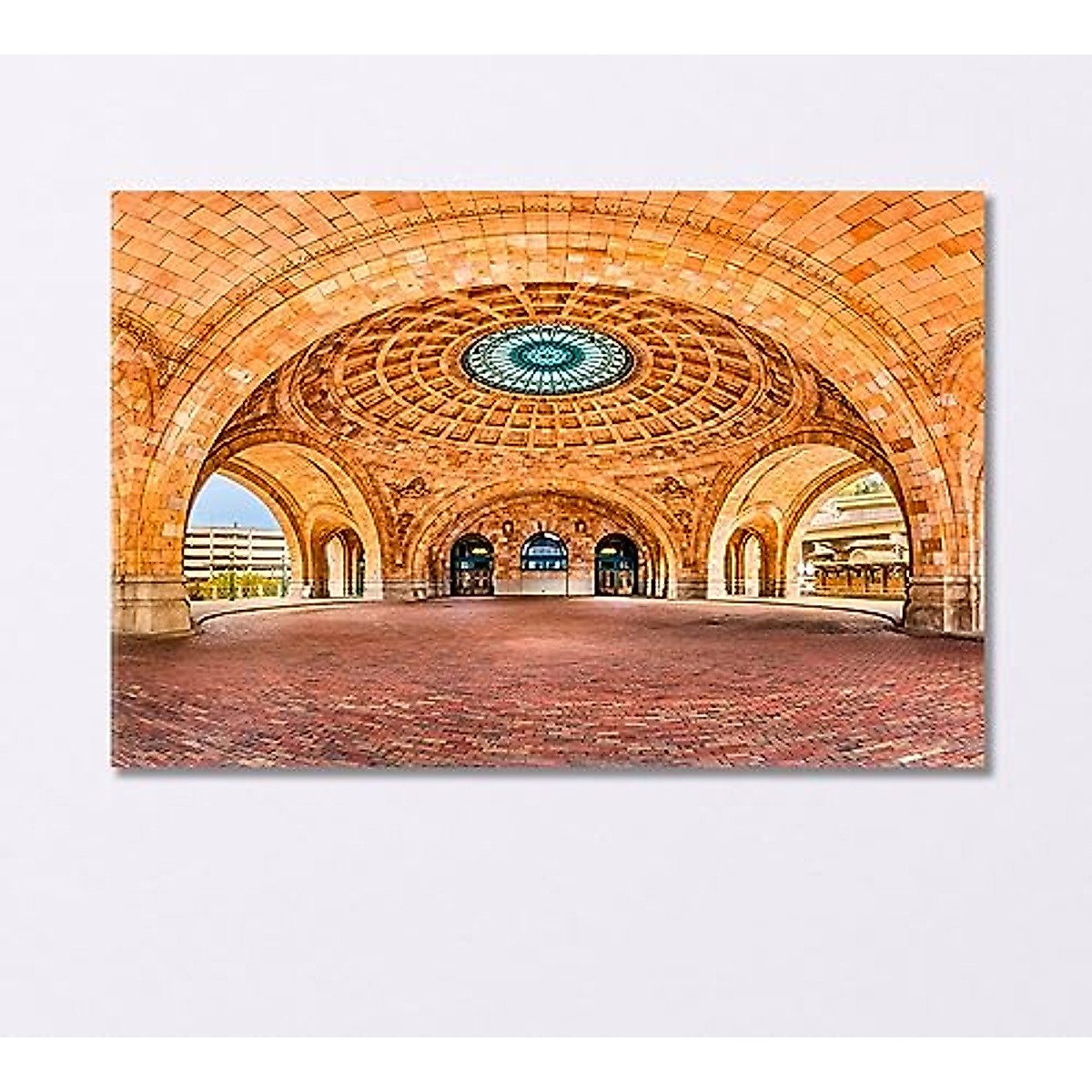 Historic Pittsburgh Train Station USA Canvas Print 1 Panel / 36x24 inches