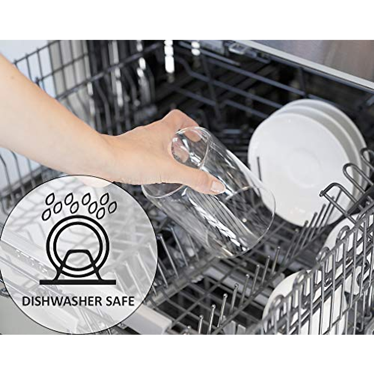 Brabantia Stackable Glass Food Storage Containers, Set of 3