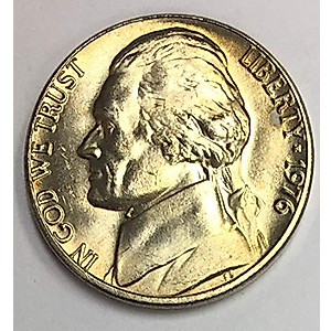 1976 P Jefferson Nickel Five-Cent Piece BU