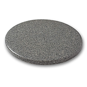 Midnight Gray, Gloss, 16", Cultured Granite, Crater, Lazy Susan, Turntable