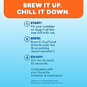 Dunkin' Cold Caramel Flavored Coffee, 60 Keurig K-Cup Pods