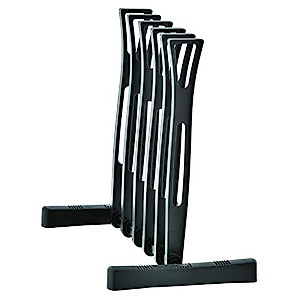 3-Pair Tall Boot Storage Holder & Shape Maintainer and Dry Rack Shoe Stand, Black by Madison Home Products