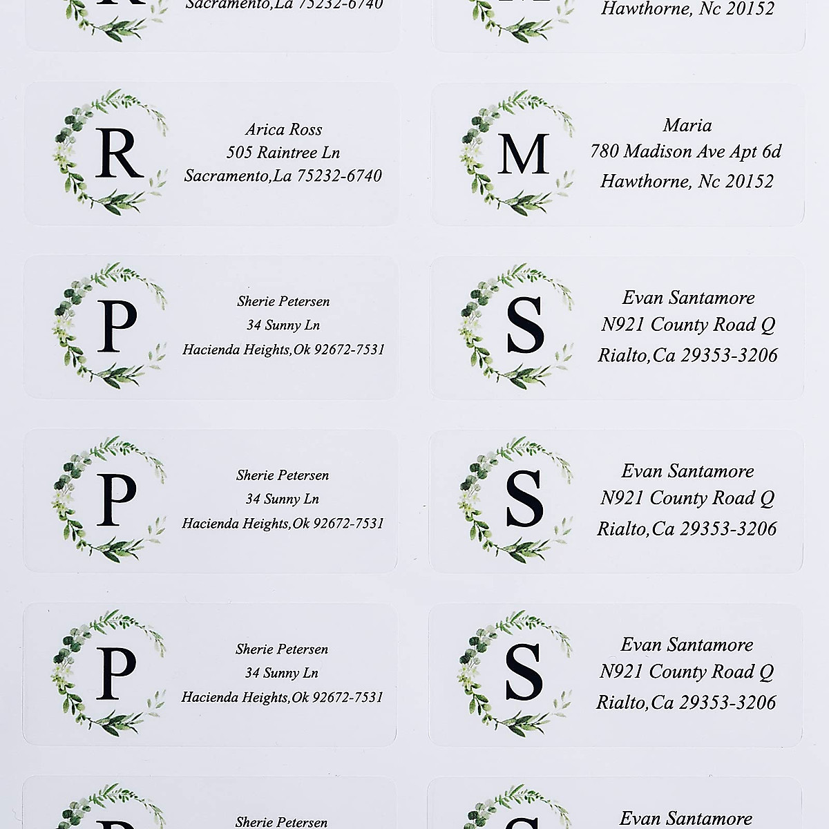 Return Address Personalized Custom Labels with Strong Adhesion, Can Be Used for Box, Paper, Plastic, Glass, Metal (2.6x1 Inch)